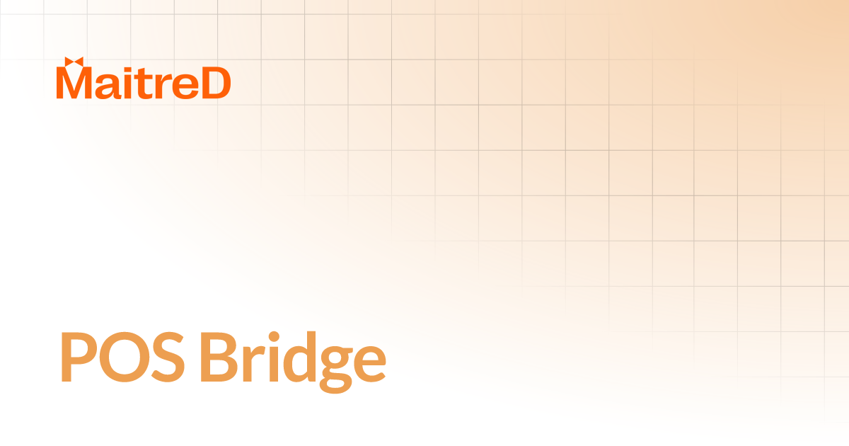 POS Bridge | MD Documentation Center