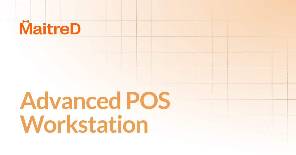 Advanced POS Workstation | MD Documentation Center