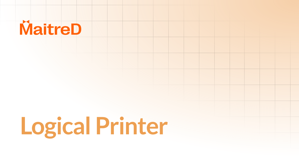 Logical Printer | MD Documentation Center